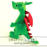 Dragon sewing pattern - instant download pdf