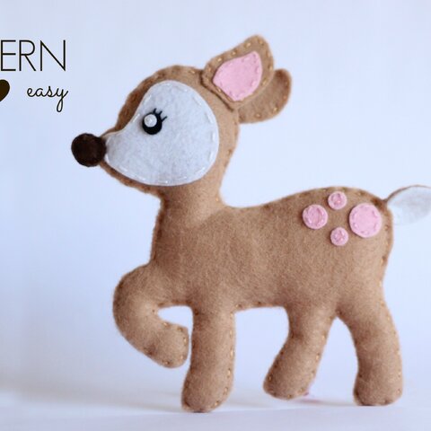 Felt Reindeer Pattern