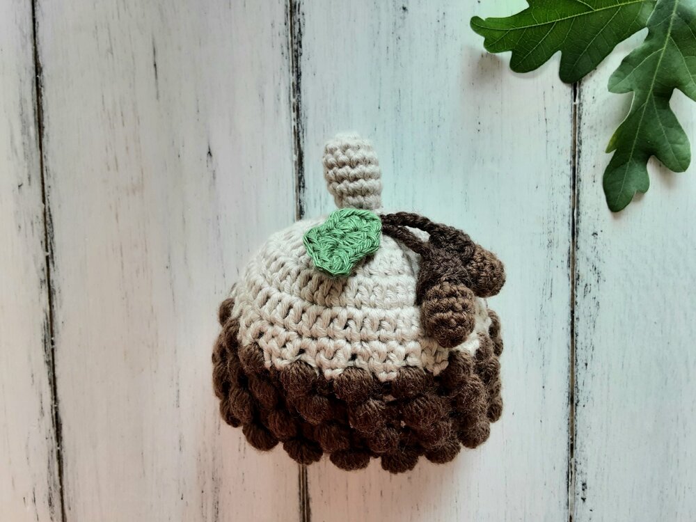 Dolls Acorn Hat Crochet Pattern