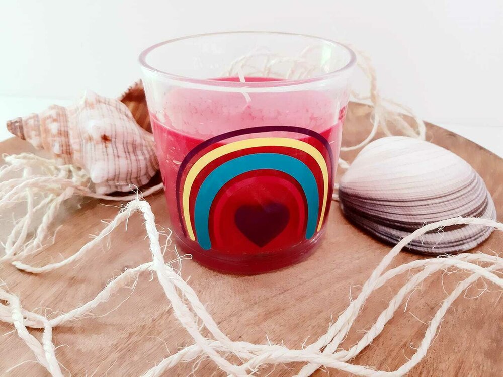 Plotterdatei Rainbow.Love - dxf - svg - png - pdf