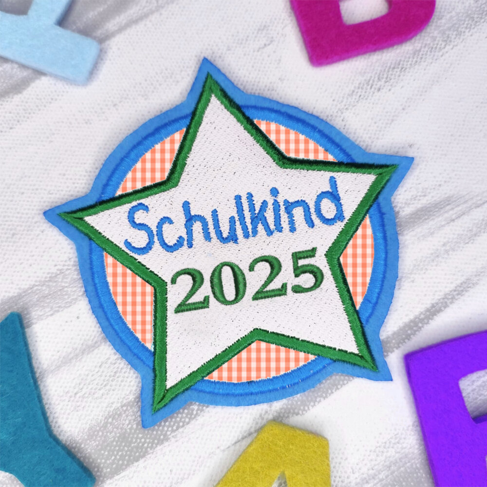 Stickdateien Schulanfang 2025 Schulkind Schule