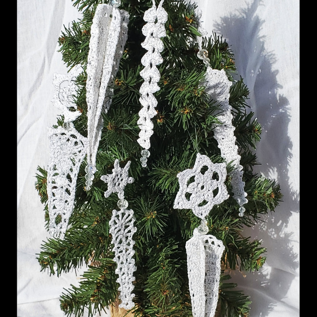 Beautiful Tree Icicles