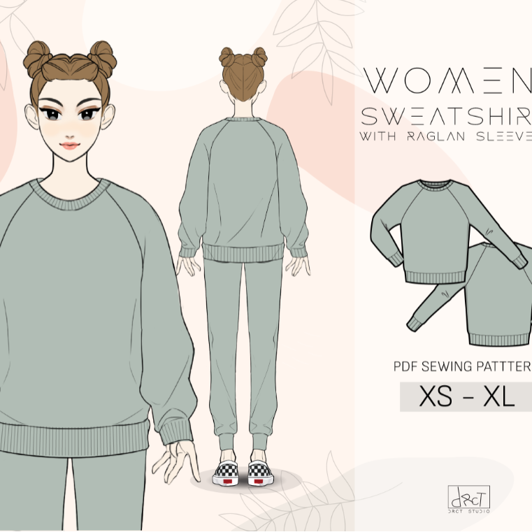 WOMEN'S SWEATSHIRTS PATTERN-sewing patternPDF