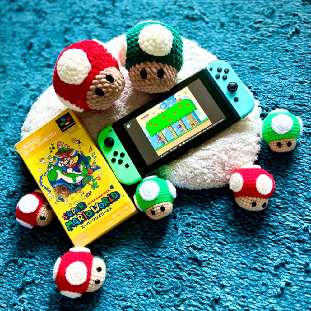 Crochet Pattern - Amigurumi Mario Mushroom