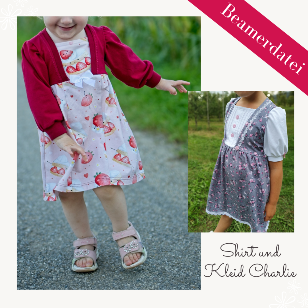 Shirt und Kleid Charlie für Kinder Gr.68-146 Beamer