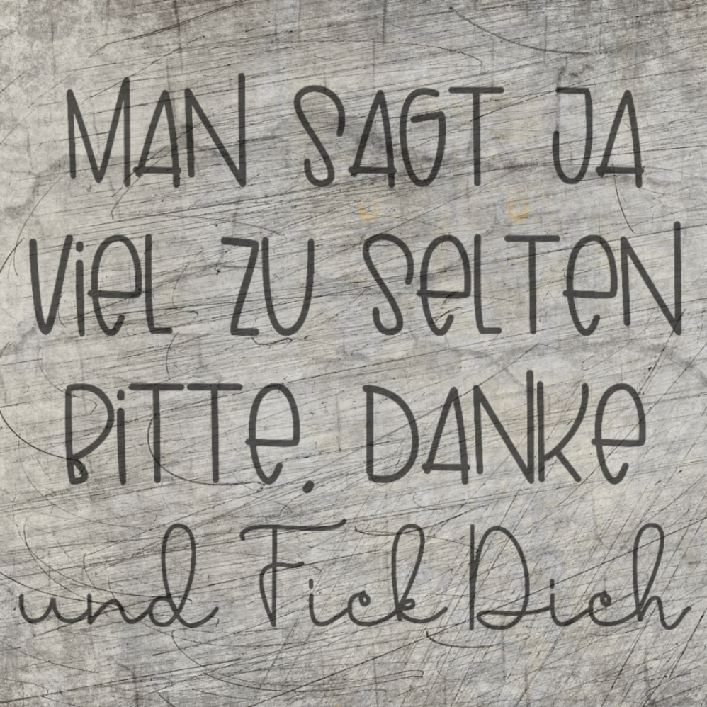 *Bitte, Danke* Plotterdatei