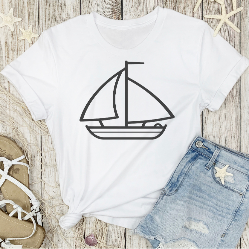 Plotterdatei Segelboot, svg png #JSK436