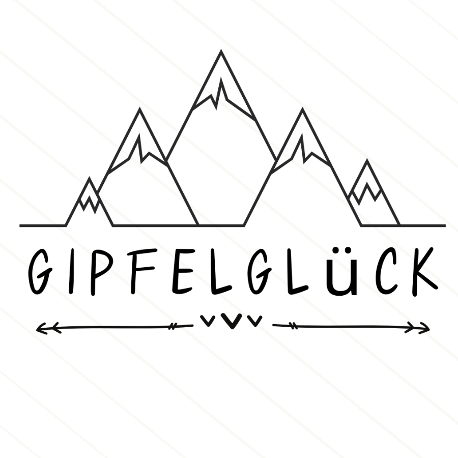 Plotterdatei Berge Gipfelglück