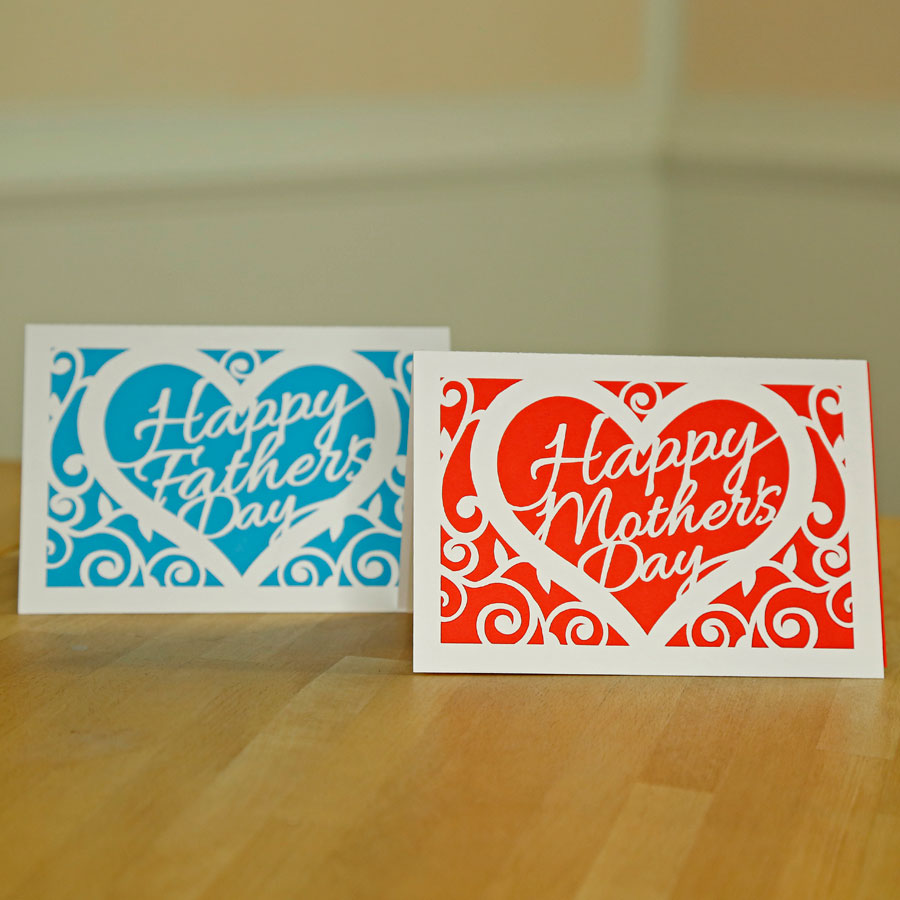 Set de cartes Fête des Pères et Fête des Mères