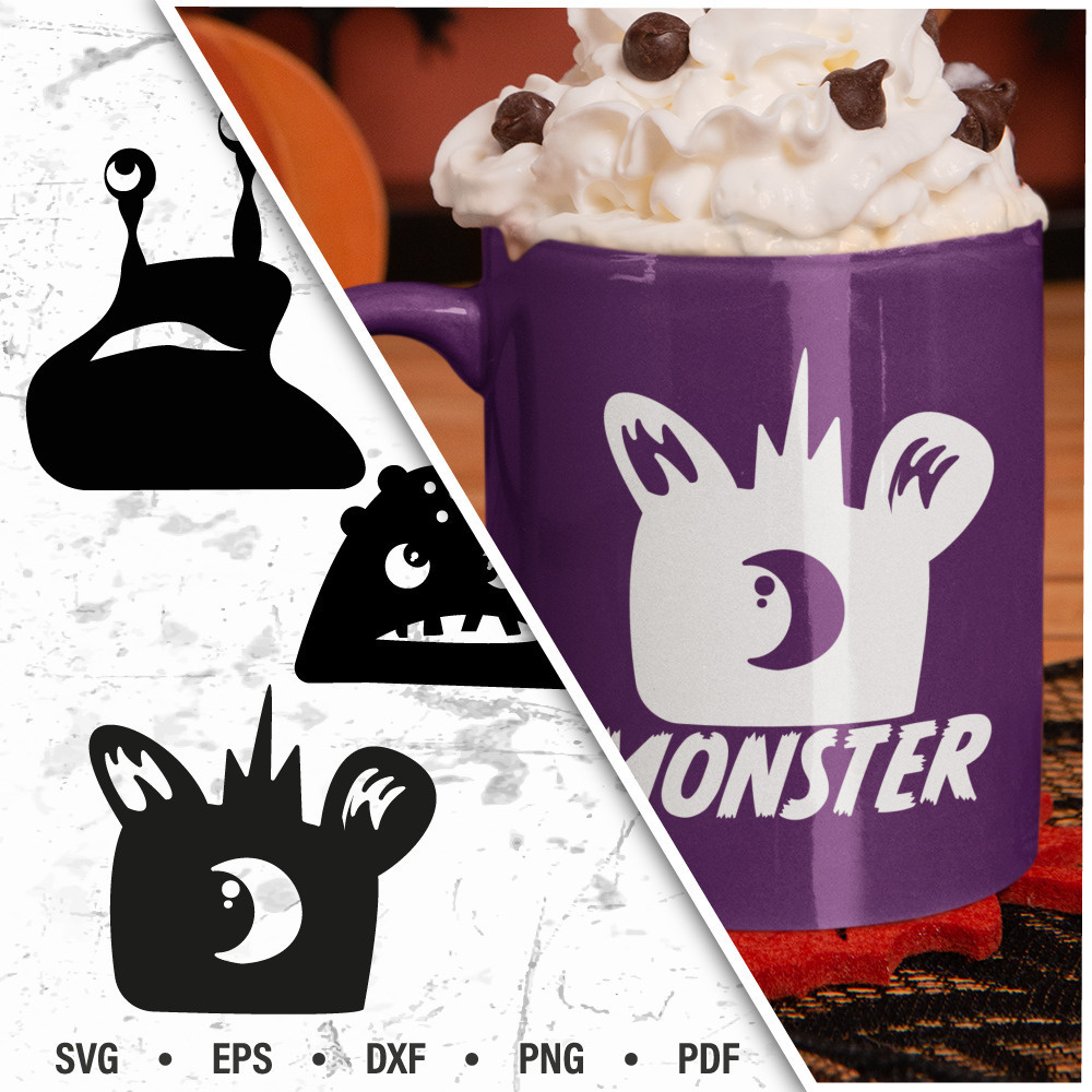 Drei Monster - Plotterdatei