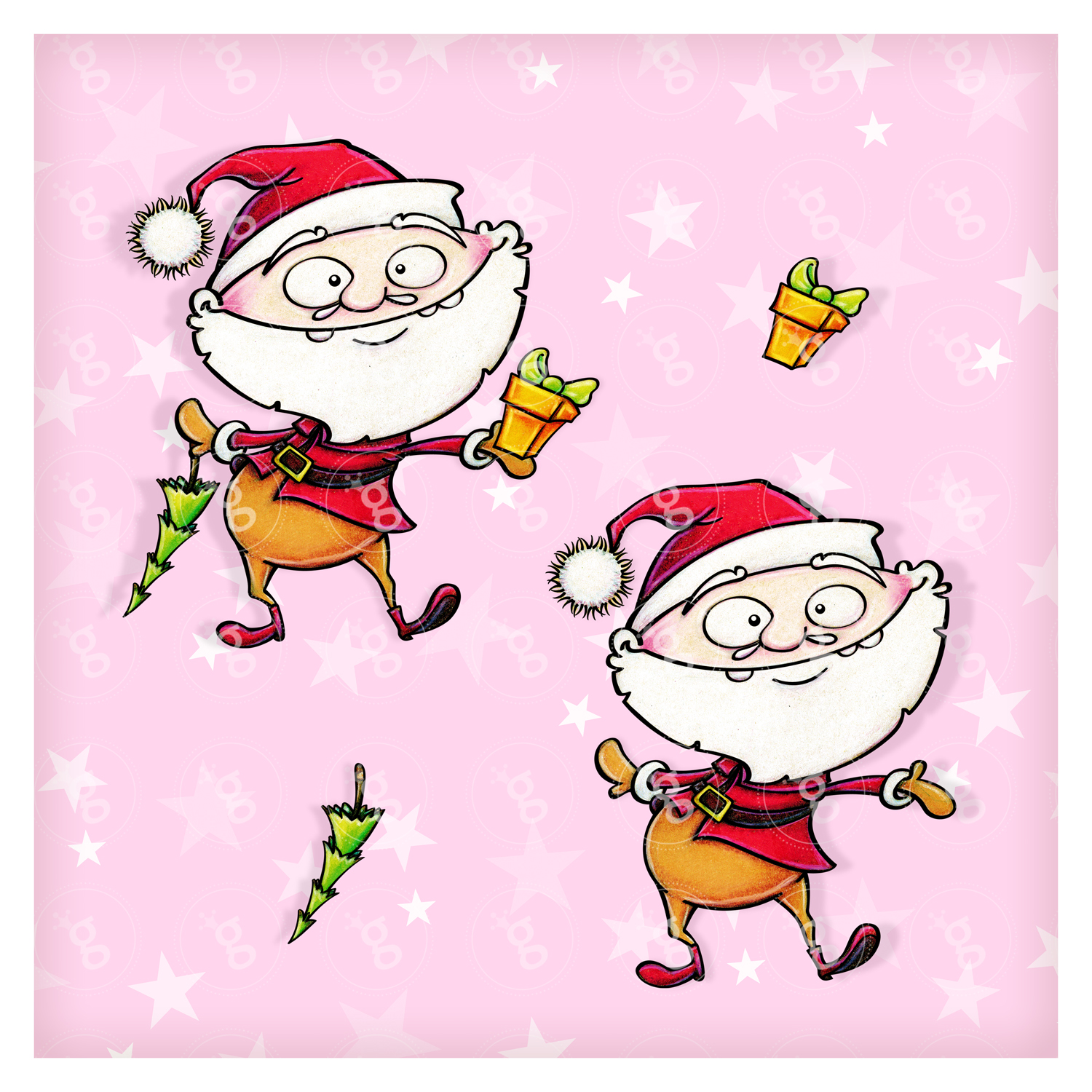 digi stamp set "santa claus" no.2