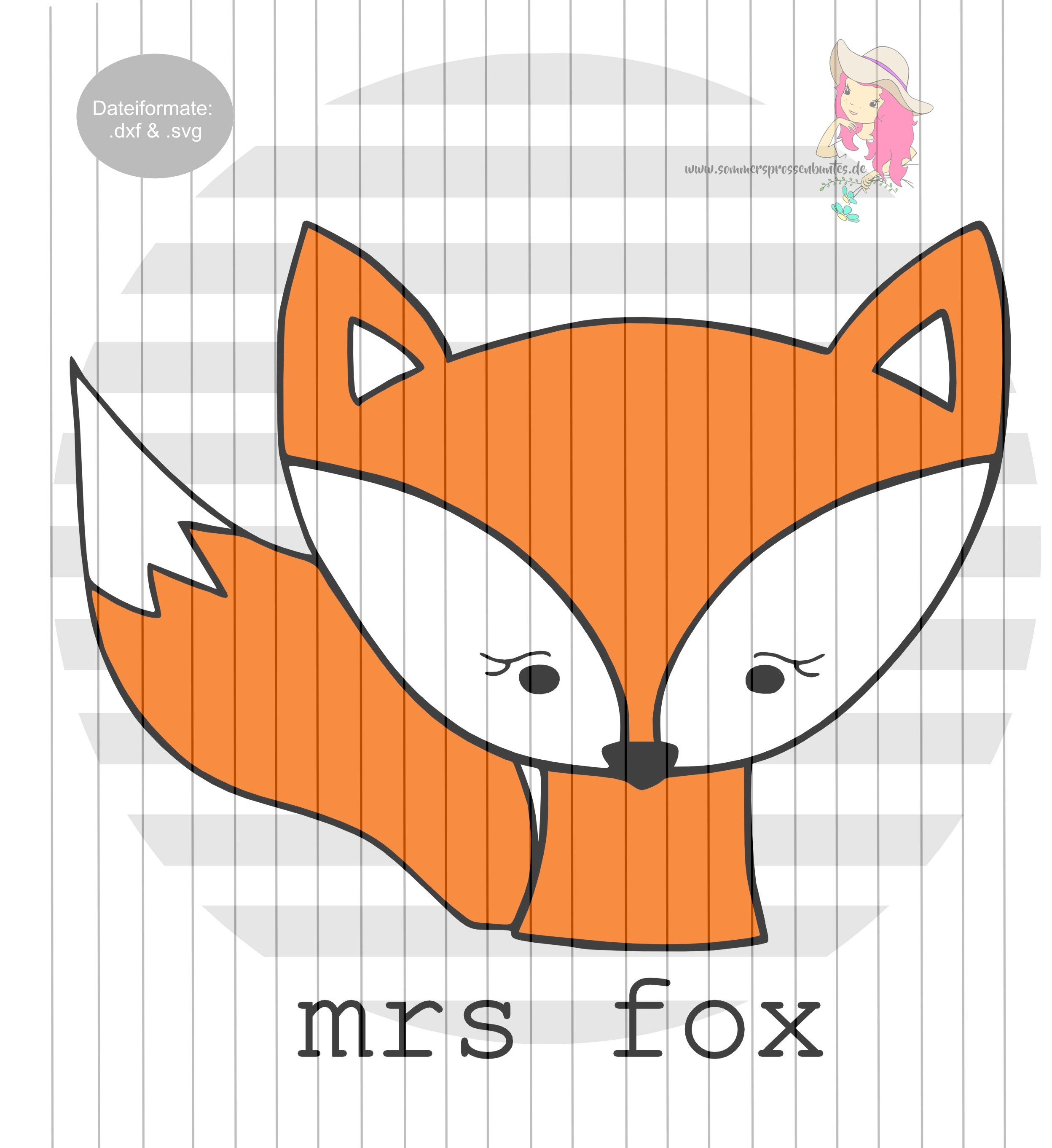 Plotterdatei mrs_fox (forrest animals)