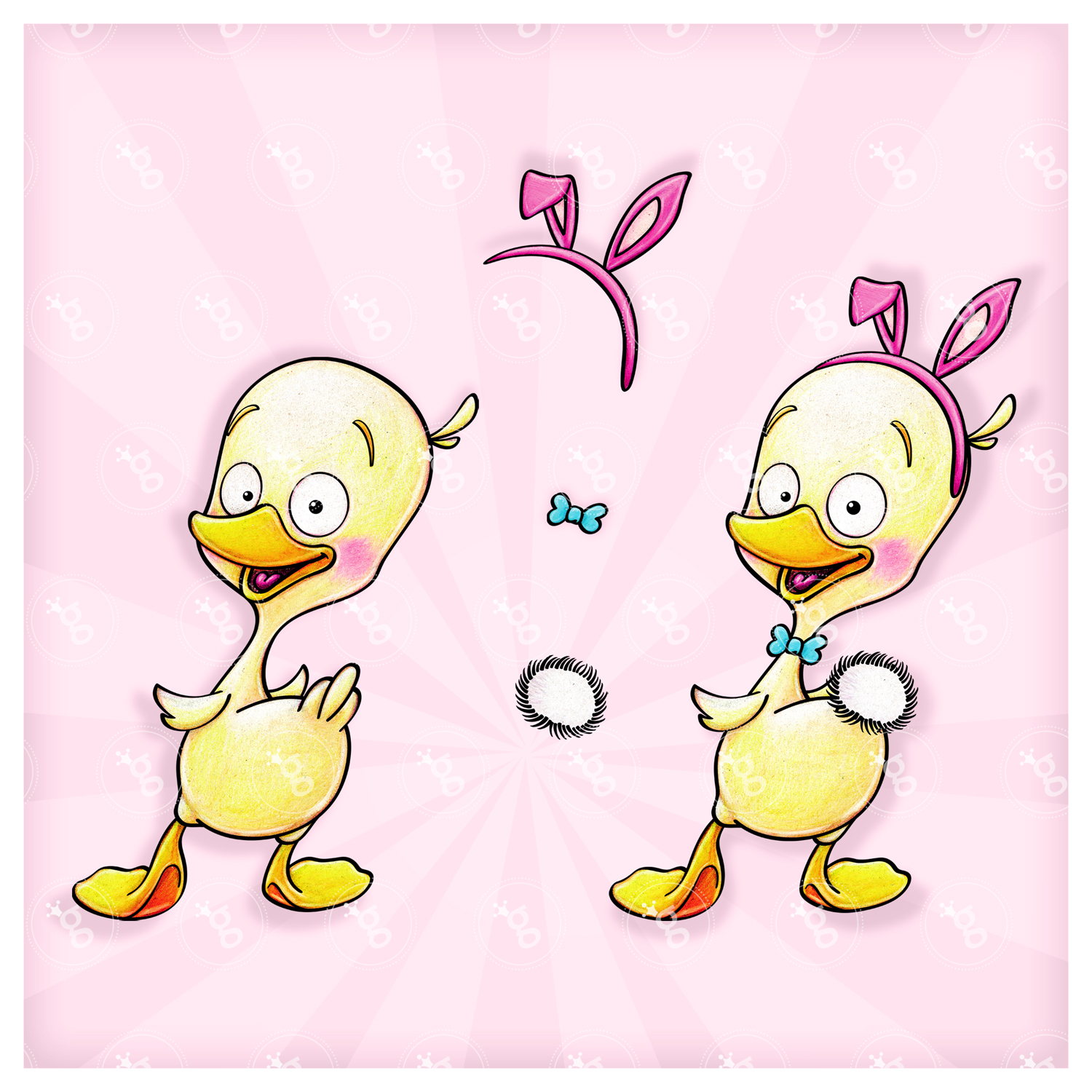 digi stamp set "ducky duck"