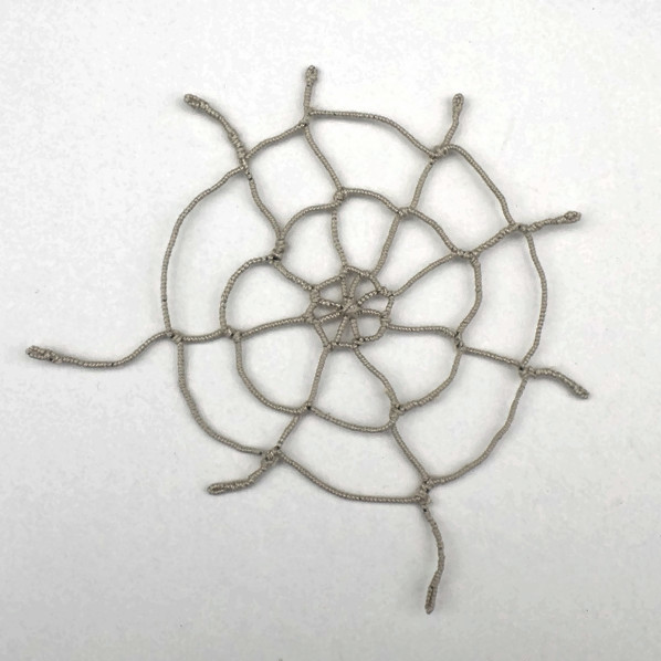 MACRAMÉ WEAVING PATTERN Halloween Spider's Web for Decor