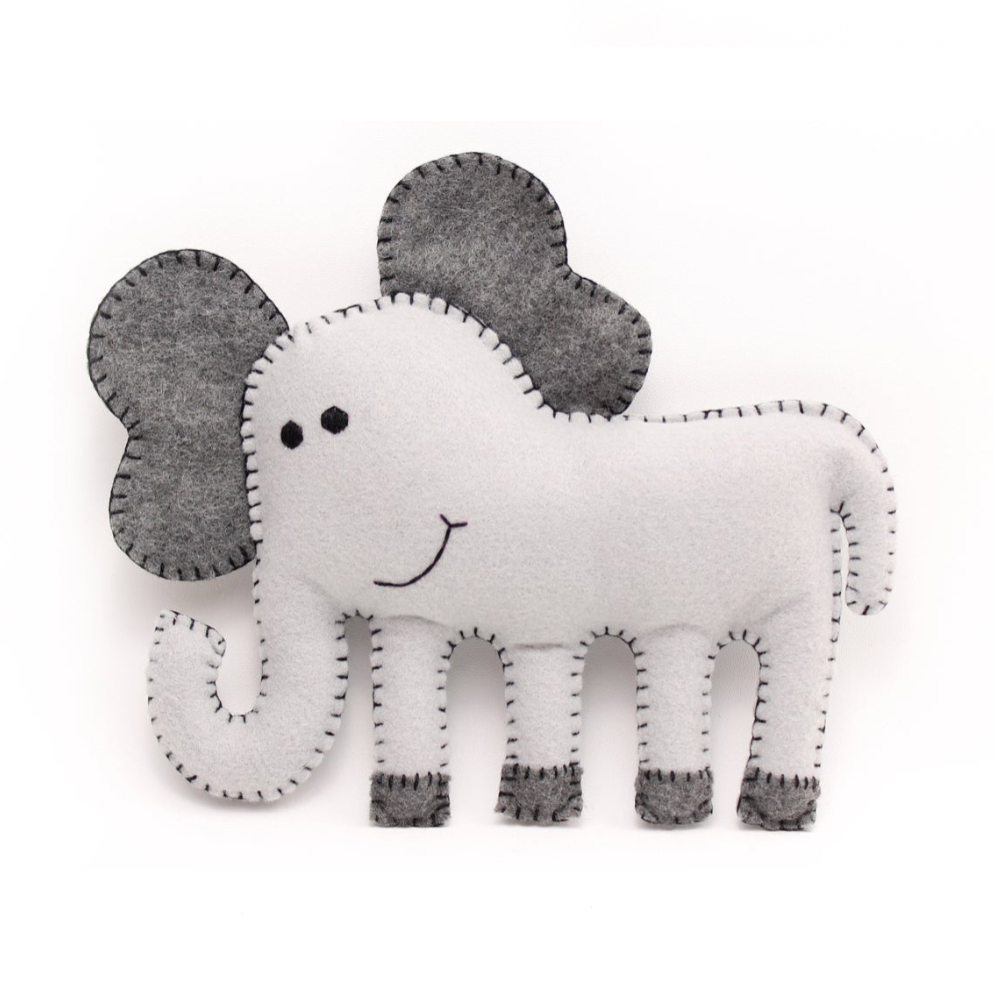 Elephant Hand Sewing Pattern