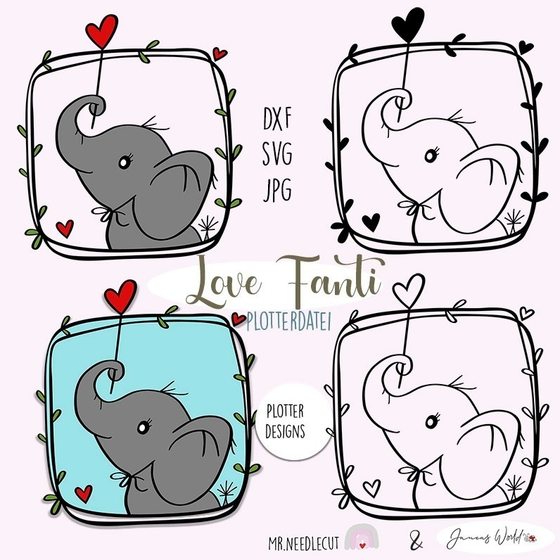 Plotterdatei Janeas World Love Fanti