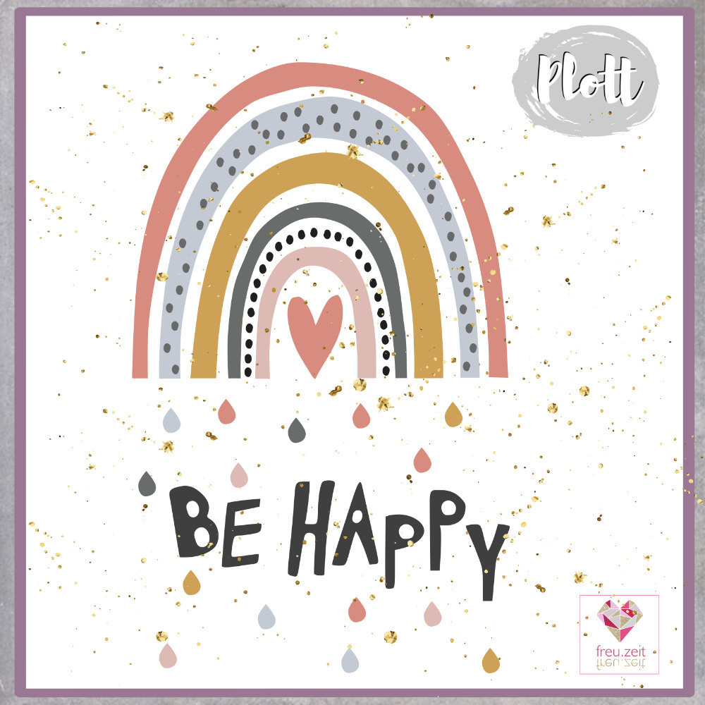 Plotterdatei - Rainbow Love No. 7