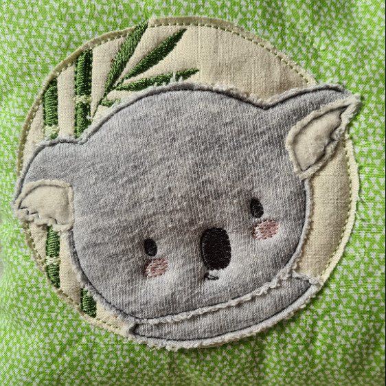 Koala Kopf/Button 13x18 und 10x10