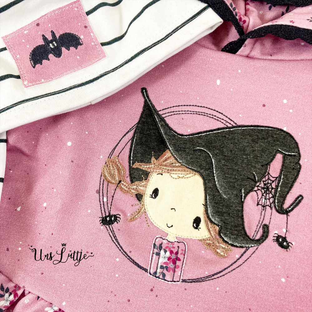 Stickdatei - kleiner Hexe 13x18